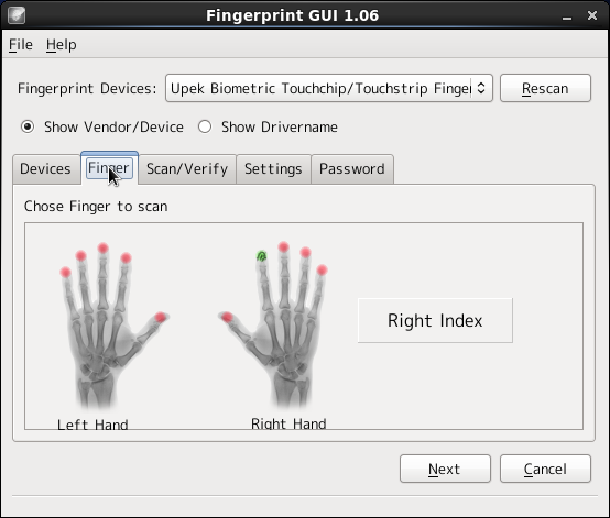 Fingerprint Gui
